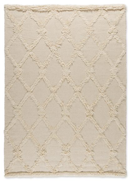 MARRAKESH ΧΕΙΡΟΠΟΙΗΤΟ ΜΑΛΛΙΝΟ ΧΑΛΙ 170x240 cm CREAM - Carpets.gr
