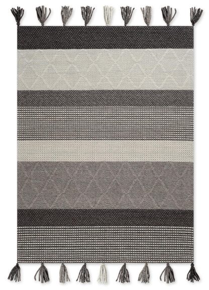 PLEX ΧΕΙΡΟΠΟΙΗΤΟ ΥΦΑΝΤΟ ΧΑΛΙ 250x300 cm 107 BROWN/WHITE - Carpets.gr