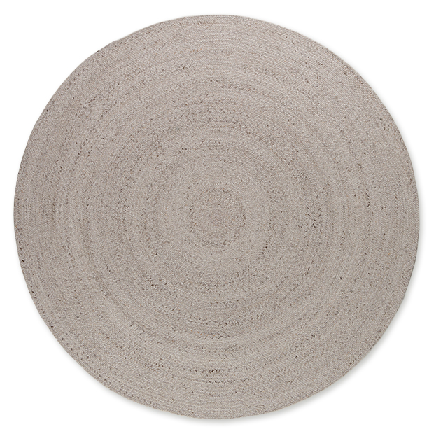 TRESS CREAM ROUND PET RUG - Carpets.gr