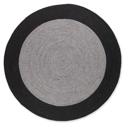 TRESS GREY/BLACK ΣΤΡΟΓΓΥΛΟ ΧΑΛΙ PET - Carpets.gr