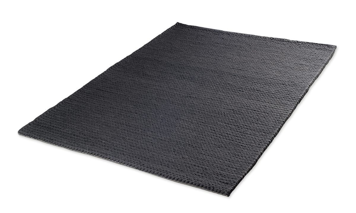 ΧΕΙΡΟΠΟΙΗΤΟ ΥΦΑΝΤΟ ΧΑΛΙ SUMAK Dark GREY - Carpets.gr