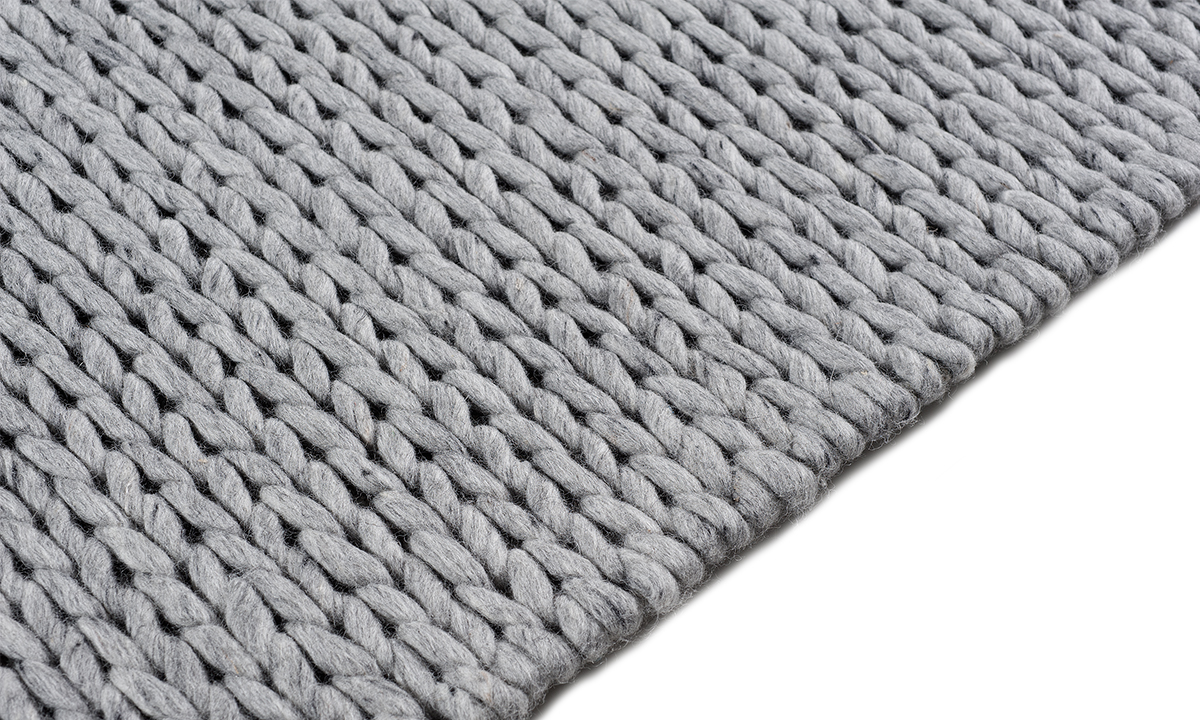 ΧΕΙΡΟΠΟΙΗΤΟ ΥΦΑΝΤΟ ΧΑΛΙ SUMAK Light GREY - Carpets.gr